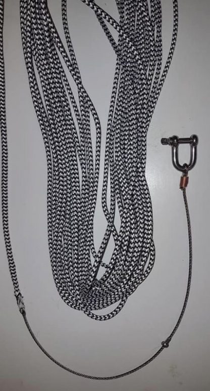 3mm swage ball 7×19 halyard for masthead lock – Essex Rigging